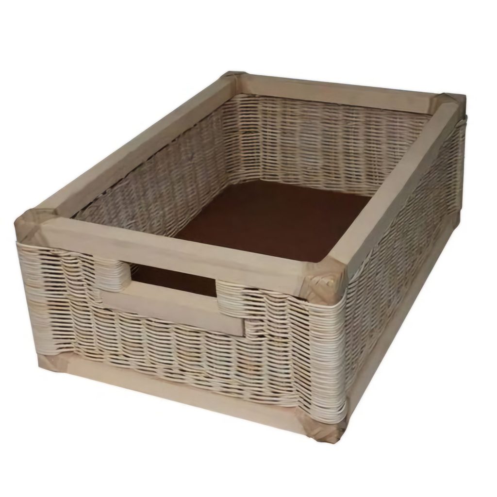 Basket Wicker 400mm Unit Natural | HDS Cut & Edge Group
