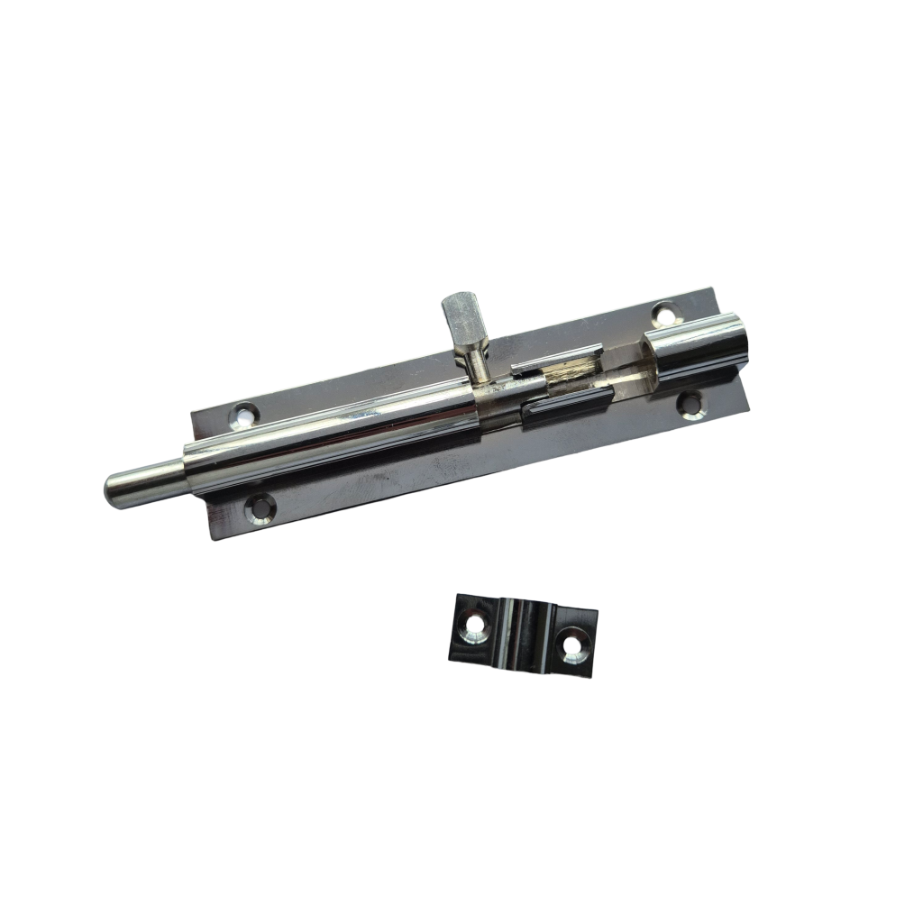 Door Barrel Bolt Straight 100mm C/P | HDS Cut & Edge Group